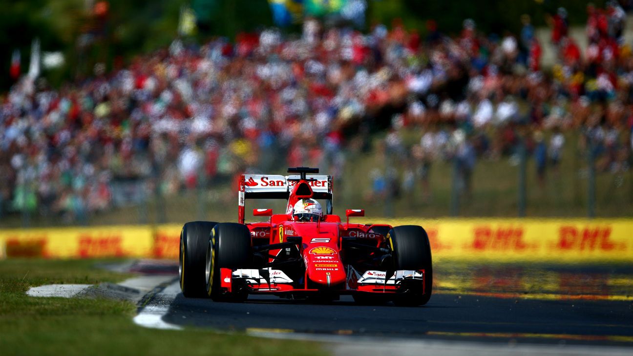 Sebastian Vettel takes second Ferrari win of 2015 at dramatic Hungarian ...