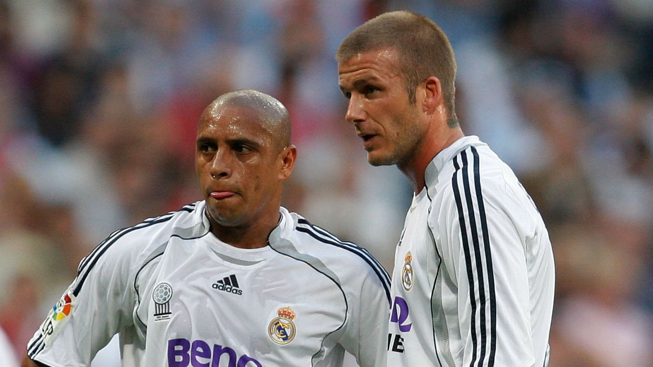 David Beckham better at free kicks than me - ex-Brazil star Roberto ...