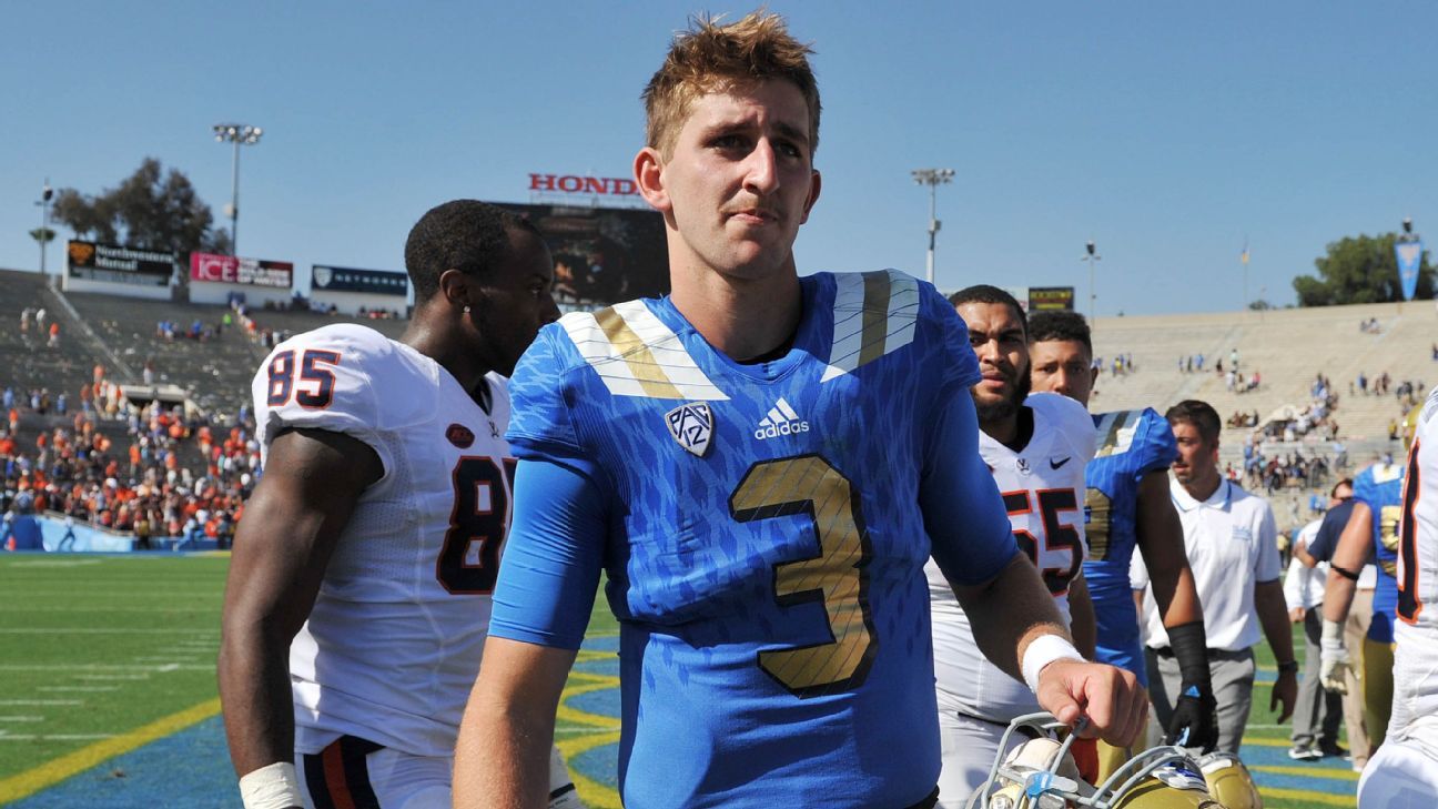 UCLA quarterback Josh Rosen's dorm room is now hot-tub free - ESPN ...