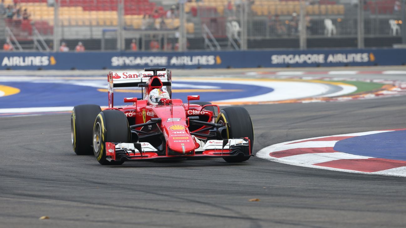 Sebastian Vettel fastest as Mercedes' struggle continues - ESPN