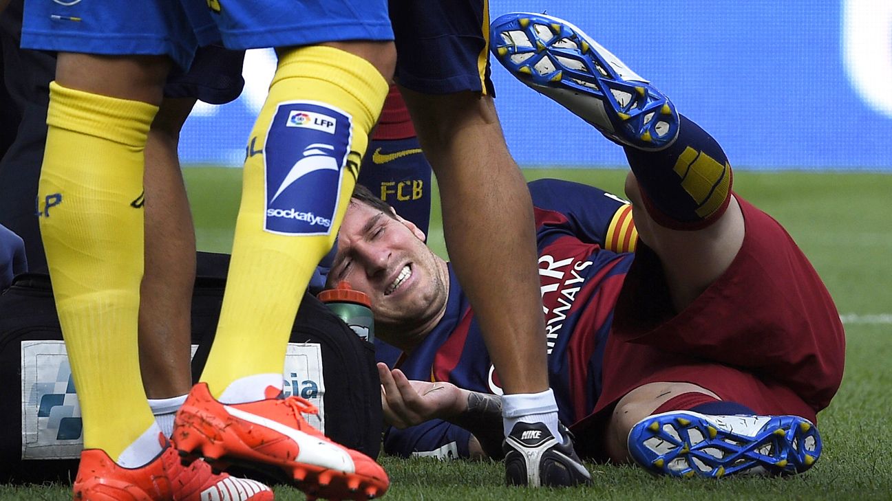 Barcelona's Lionel Messi out 7-8 weeks after injury against Las Palmas ...