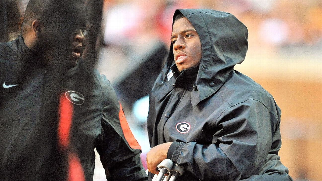 Nick Chubb of Georgia has successful surgery on left knee - ESPN