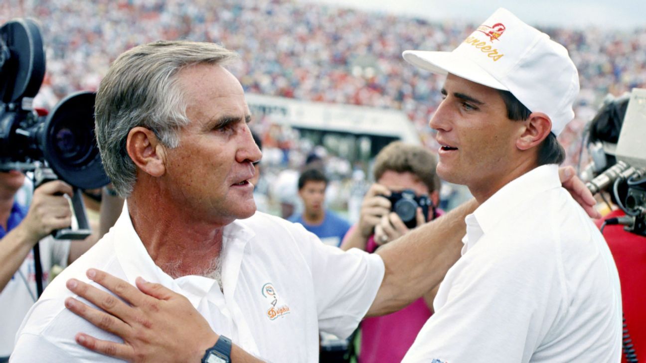 Don Shula rooting for Carolina Panthers, offensive coordinator son Mike ...