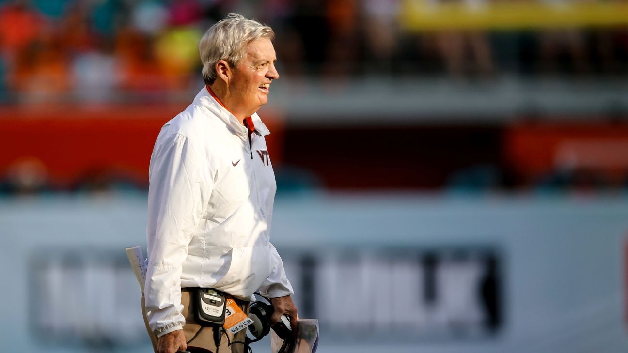 Frank Beamer, Virginia Tech prepare for final games as head coach ...