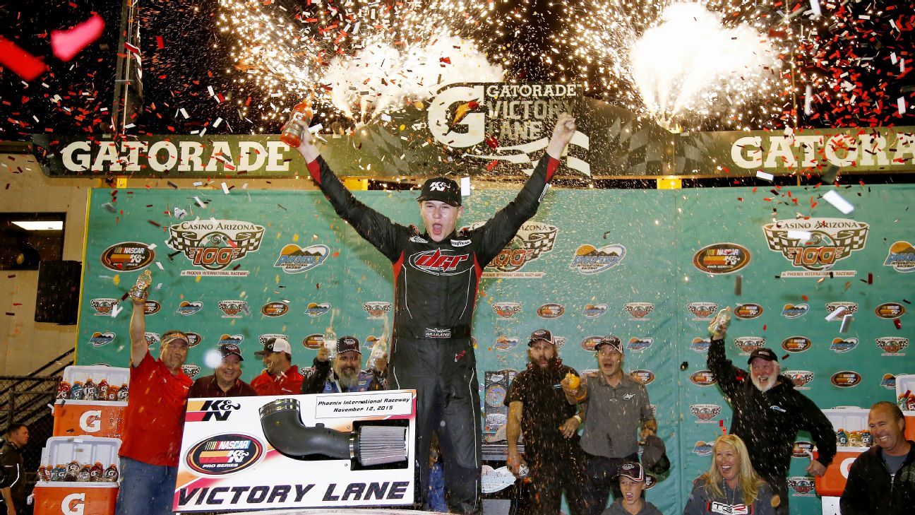 Todd Gilliland, 15-year-old son of David Gilliland, wins NASCAR K&N Pro ...