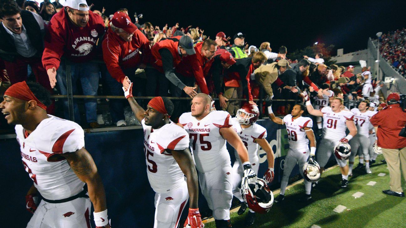 Toughest schedule: Arkansas Razorbacks - ESPN - SEC Blog- ESPN
