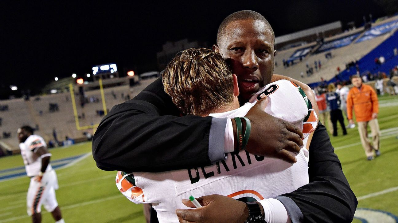 Interim Miami coach Larry Scott prideful of Hurricanes' finish - ESPN ...