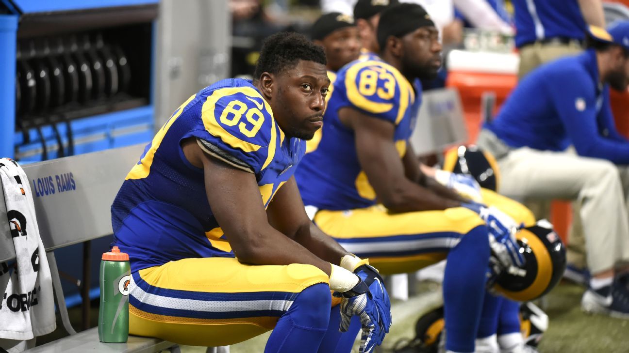 Jared Cook's salary might make him a cap cut for Los Angeles Rams ...