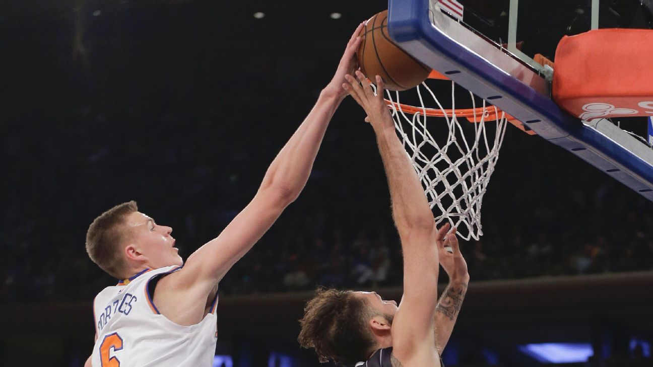 Kristaps Porzingis to make donation for every block - ESPN