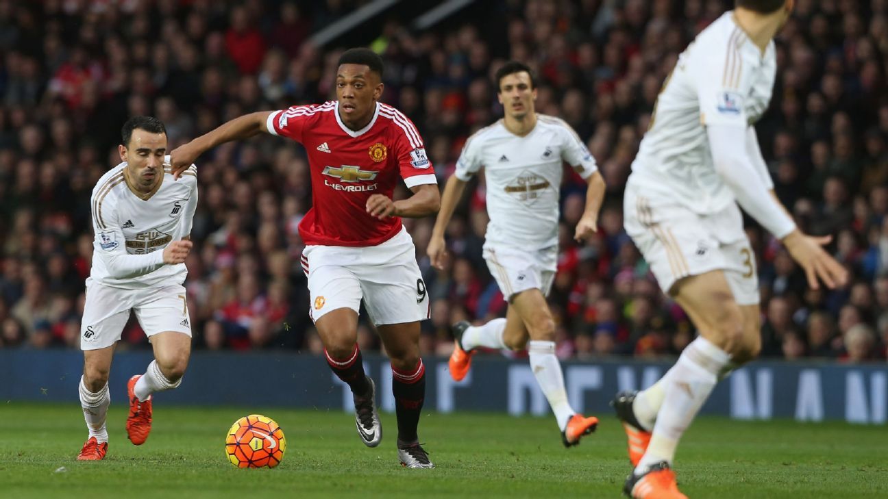 Anthony Martial Jamie Vardy Prem's fastest players - study - ESPN