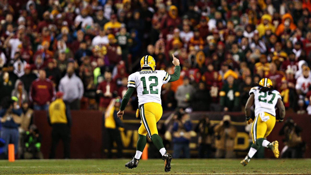 Green Bay Packers finish NFL first road sweep of wild cards - ESPN