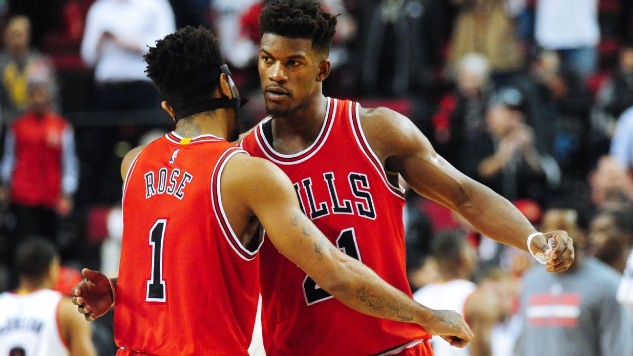 Jimmy Butler posts thank-you to Derrick Rose following trade - ESPN