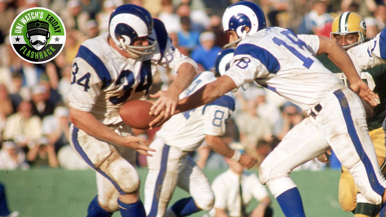 Uni Watch's Friday Flashback: Evolution of the Rams' look - ESPN