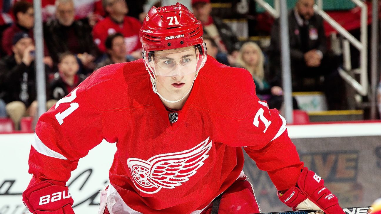 Detroit Red Wings place C Dylan Larkin 7-day IR with an upper-body ...