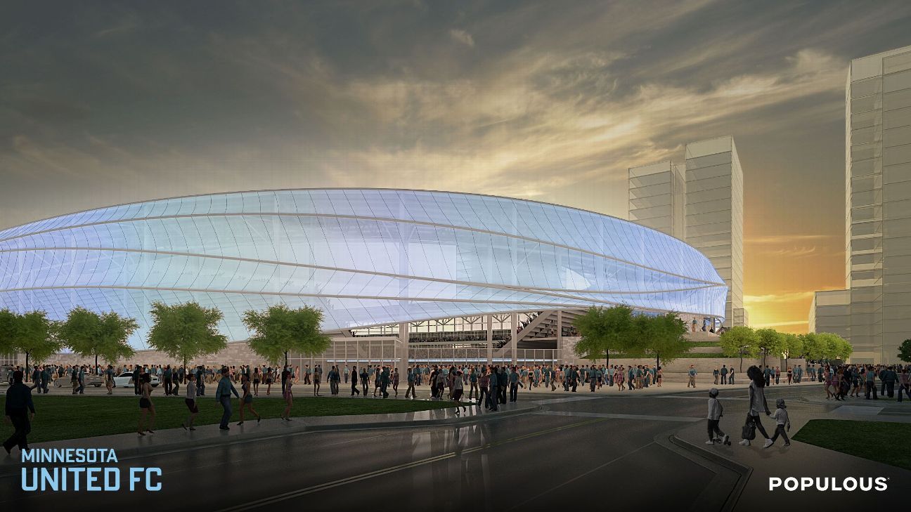 Minnesota United FC unveils renderings for MLS stadium in St. Paul - ESPN