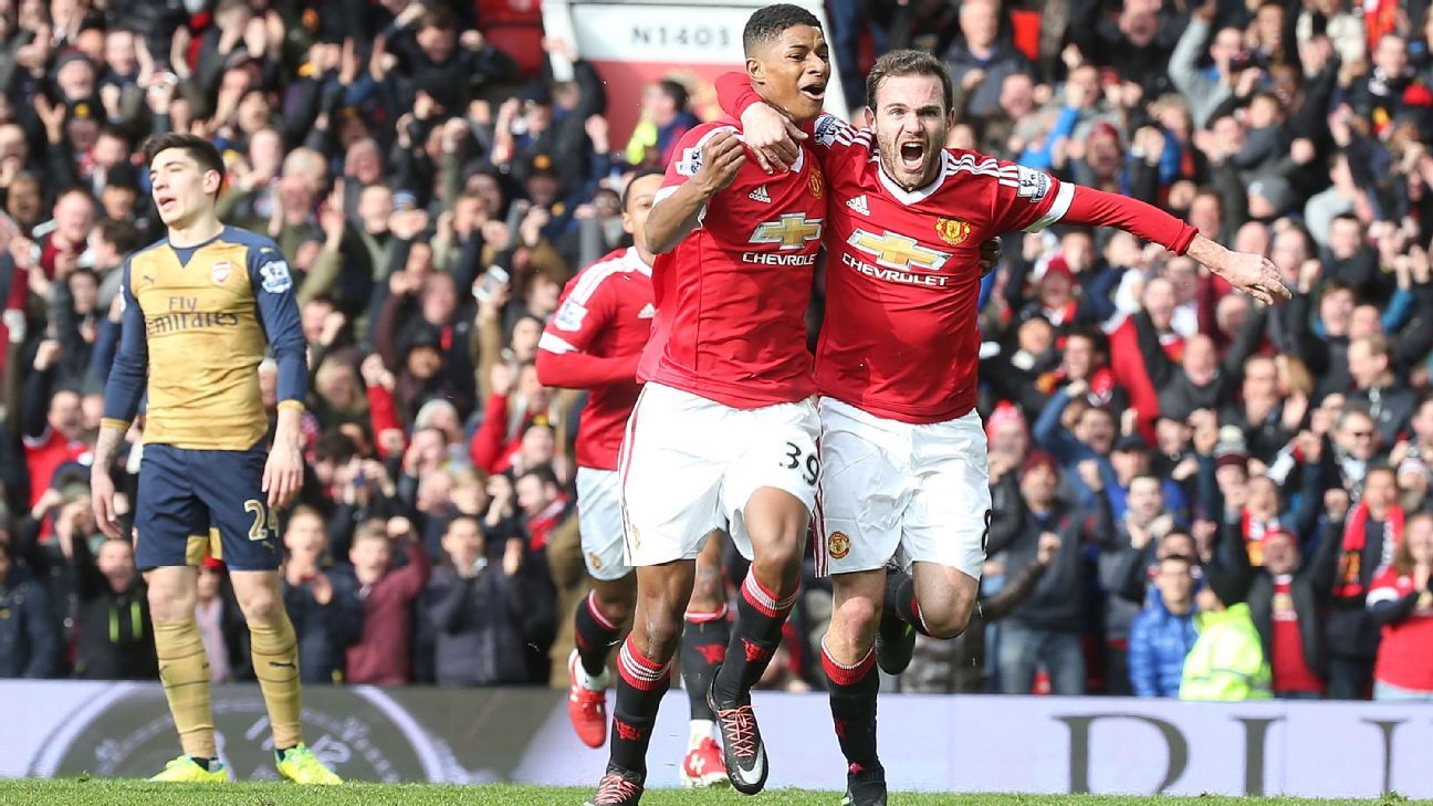 Sources: Barcelona monitoring Rashford, Mata - ESPN