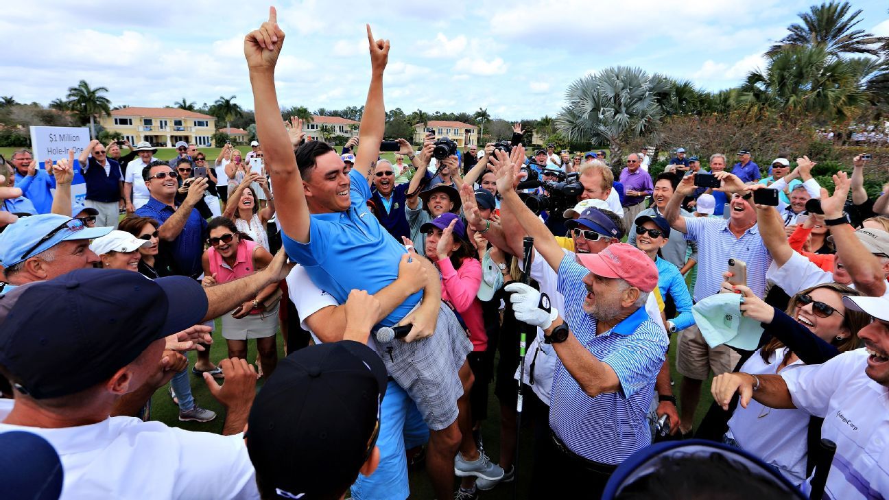 Rickie Fowler nails hole-in-one to net Els' autism charity $1 million ...