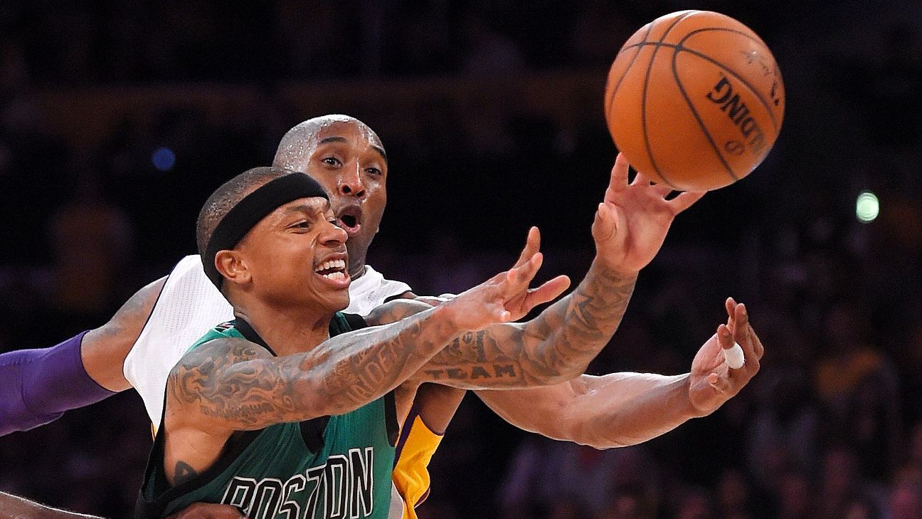 Kobe Bryant says he's an open book and is glad Boston Celtics' Isaiah ...