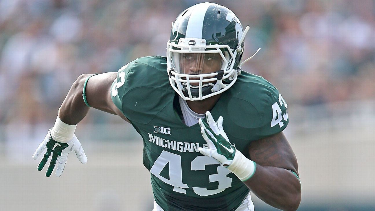 LB Ed Davis of Michigan State Spartans granted sixth year of ...