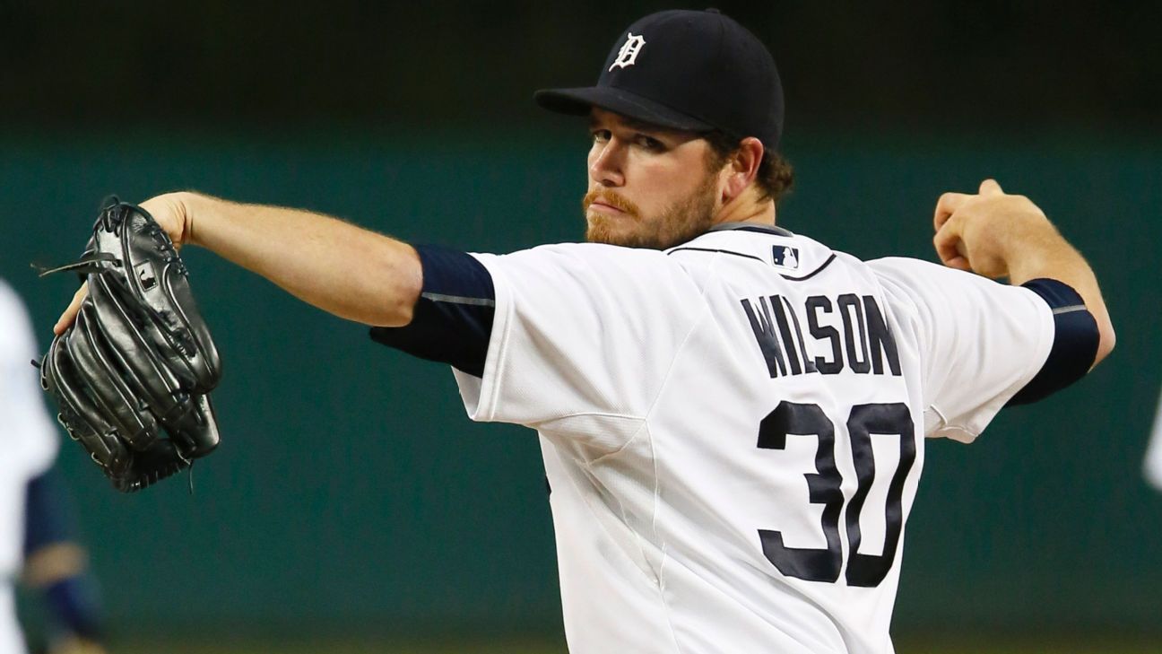 Detroit Tigers reliever Alex Wilson sharp in 2016 debut - ESPN ...