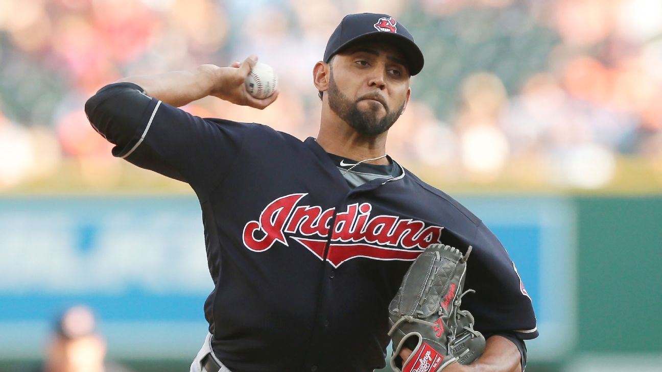 Cleveland Indians put Danny Salazar on DL with elbow inflammation - ESPN