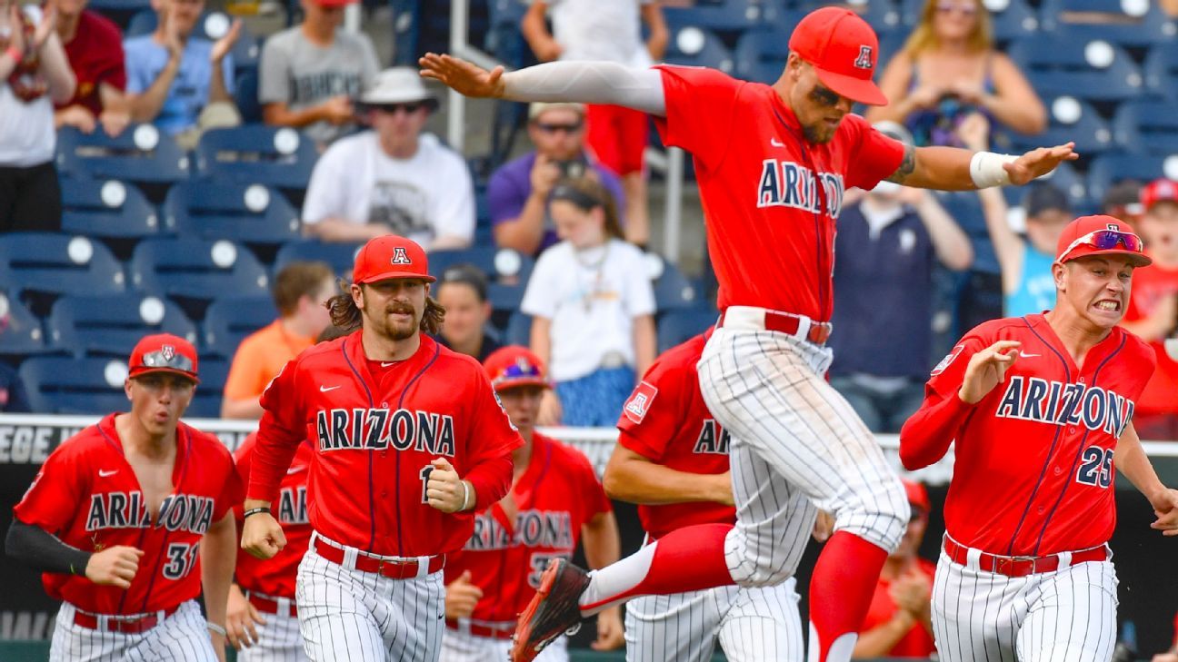 Arizona beats Oklahoma State, reaches College World Series finals - ESPN