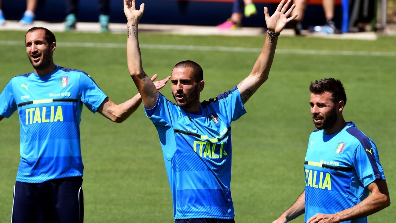 Buffon Bonucci Barzagli and Chiellini form Italy formidable back line ...