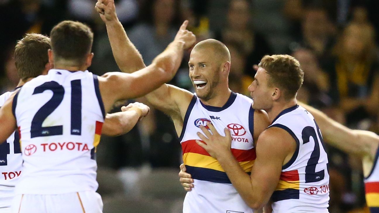 Adelaide Crows stalwart Scott Thompson to retire from AFL - ESPN