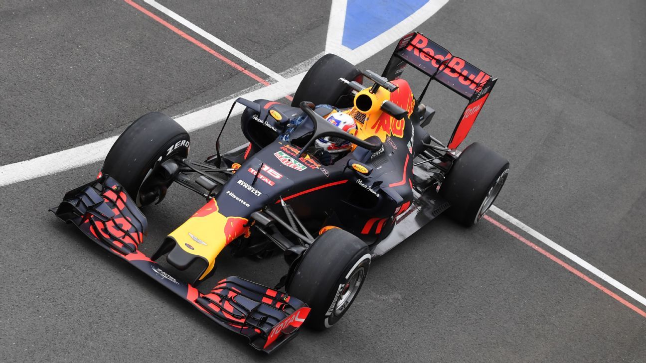 Red Bull runs Halo at Silverstone test - ESPN