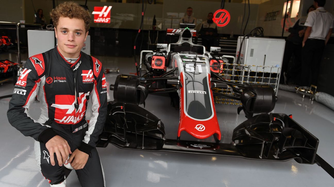 American teenager Santino Ferrucci 'proud' to make F1 debut with Haas ...