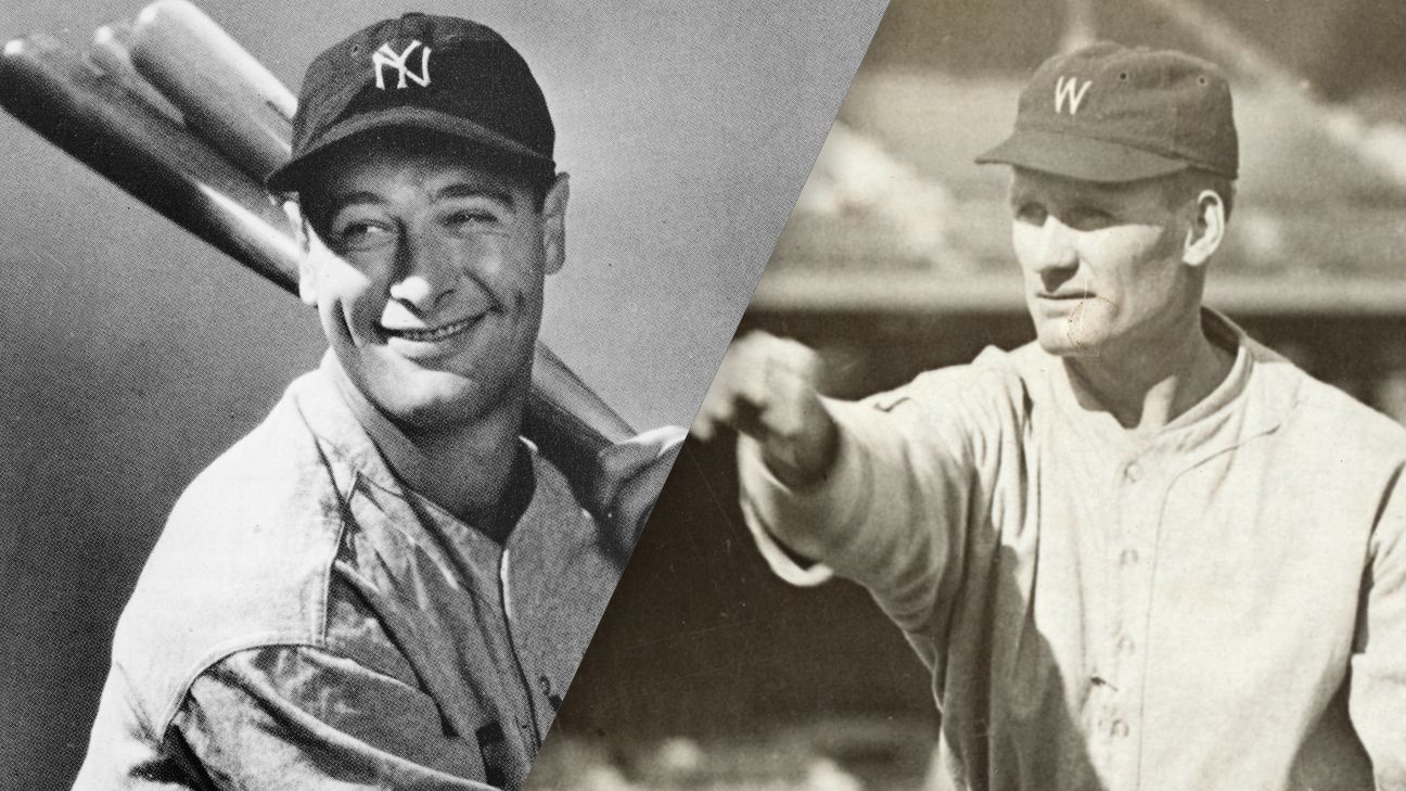 #MLBRank: The Iron Horse and the Big Train make Olney's top 10 - ESPN