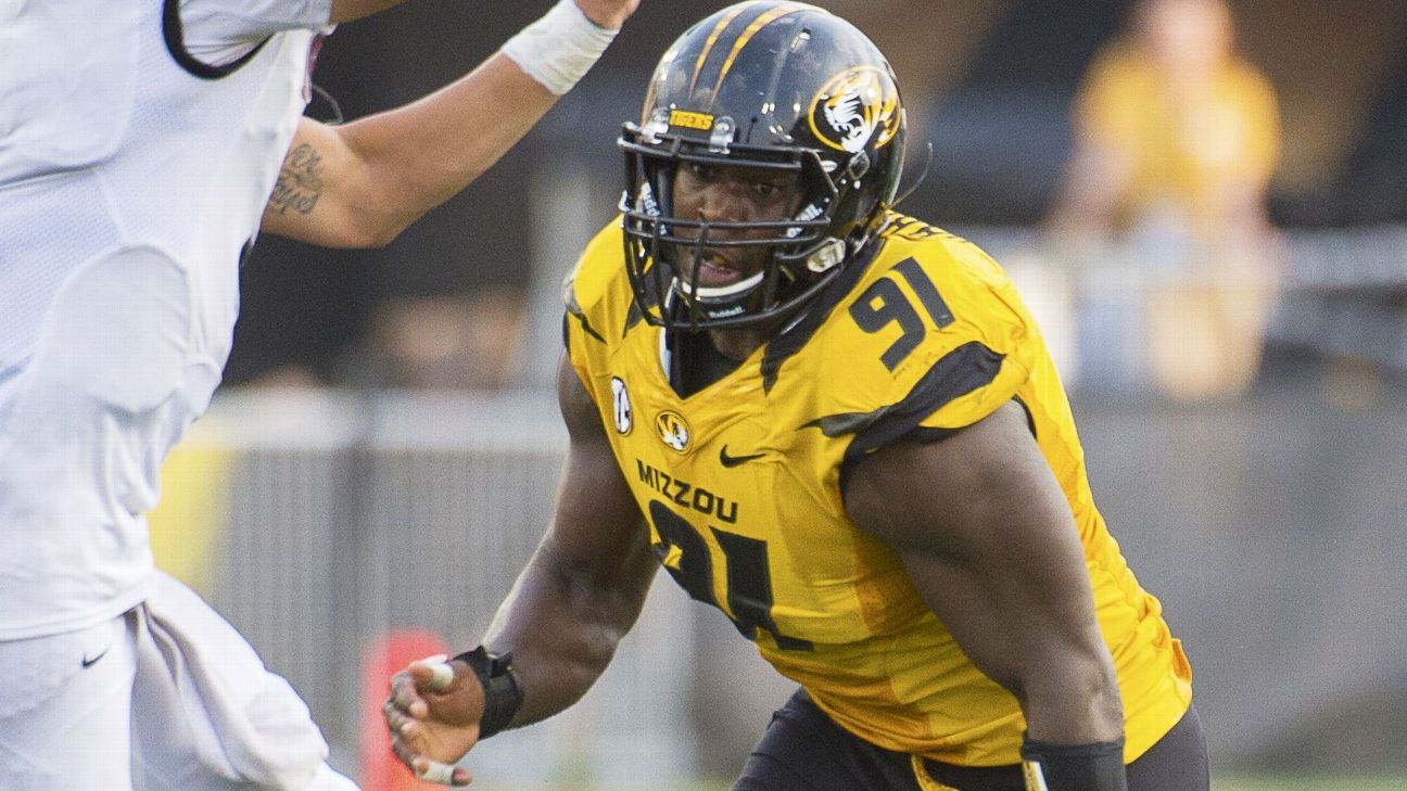 Missouri DE Charles Harris declares for 2017 NFL draft - ESPN