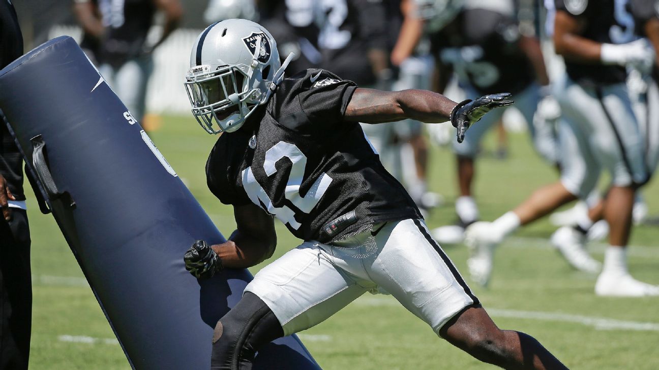 Raiders' Karl Joseph works through knee that's still not '100 percent ...
