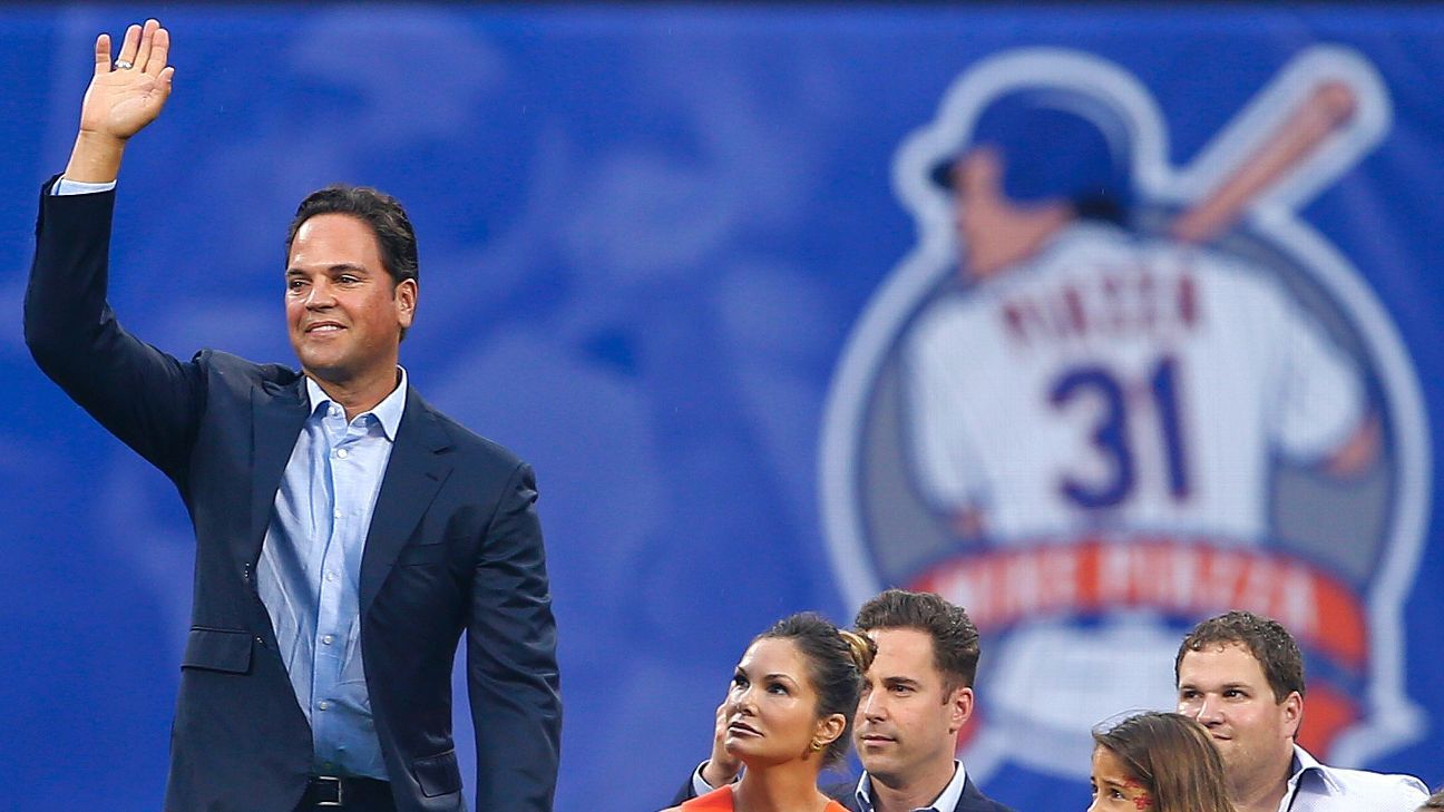 New Hall of Famer Mike Piazza moved as New York Mets retire his number ...