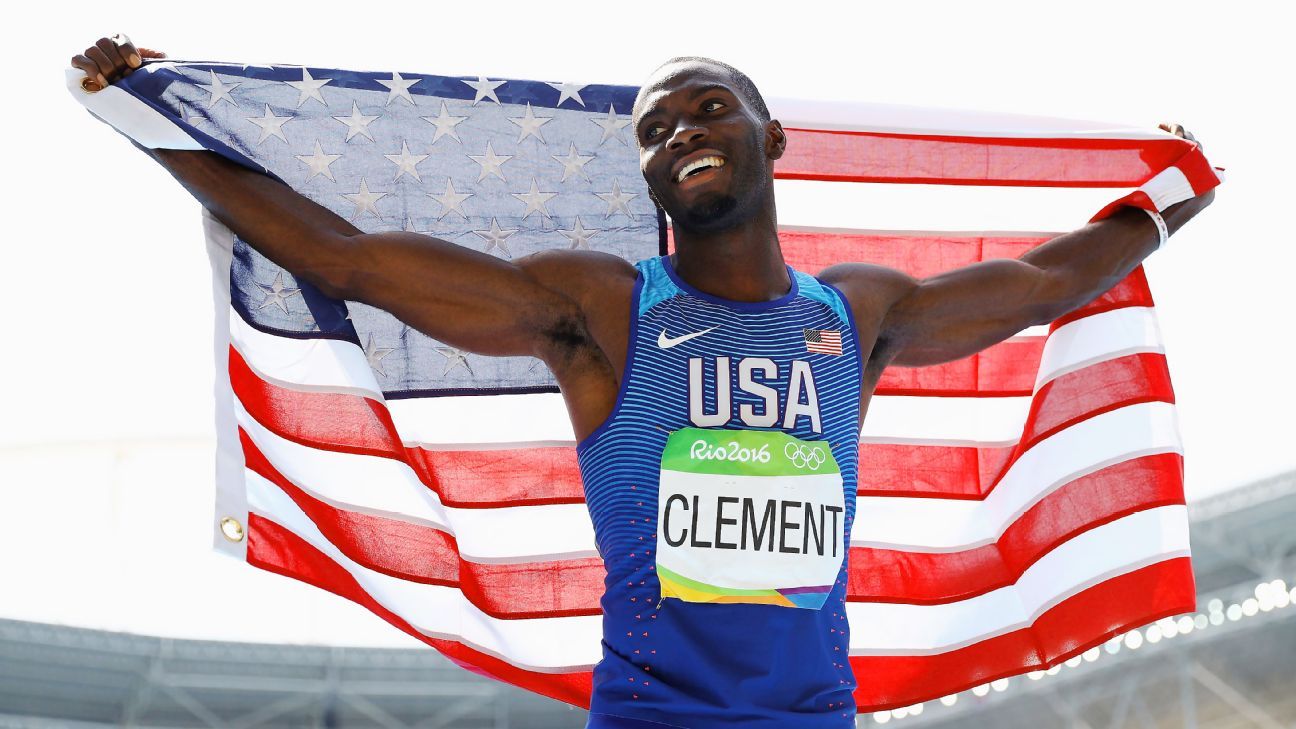 Kerron Clement wins Olympic gold medal in 400-meter hurdles - ESPN