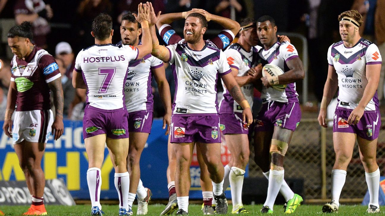 Suliasi Vunivalu scores four tries in Melbourne Storms NRL win - ESPN