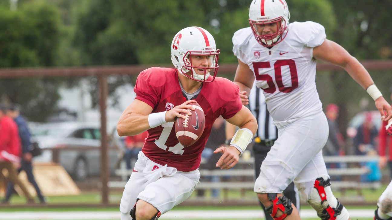 Ryan Burns named Stanford's starting QB for opener - ESPN