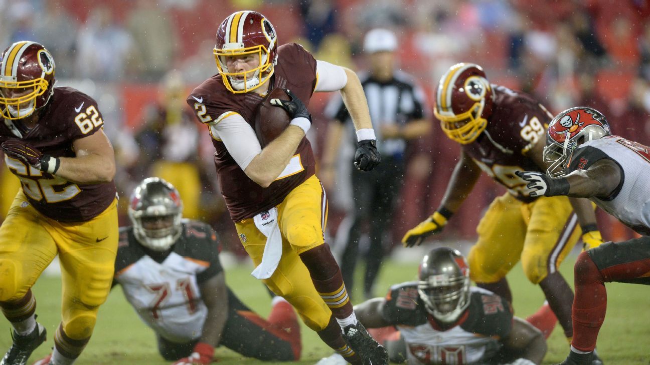 Running backs, Austin Reiter up, Logan Paulsen down after Redskins win ...