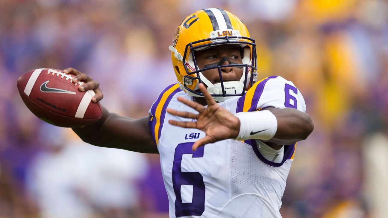 Ex-LSU Tigers quarterback Brandon Harris transferring to North Carolina ...