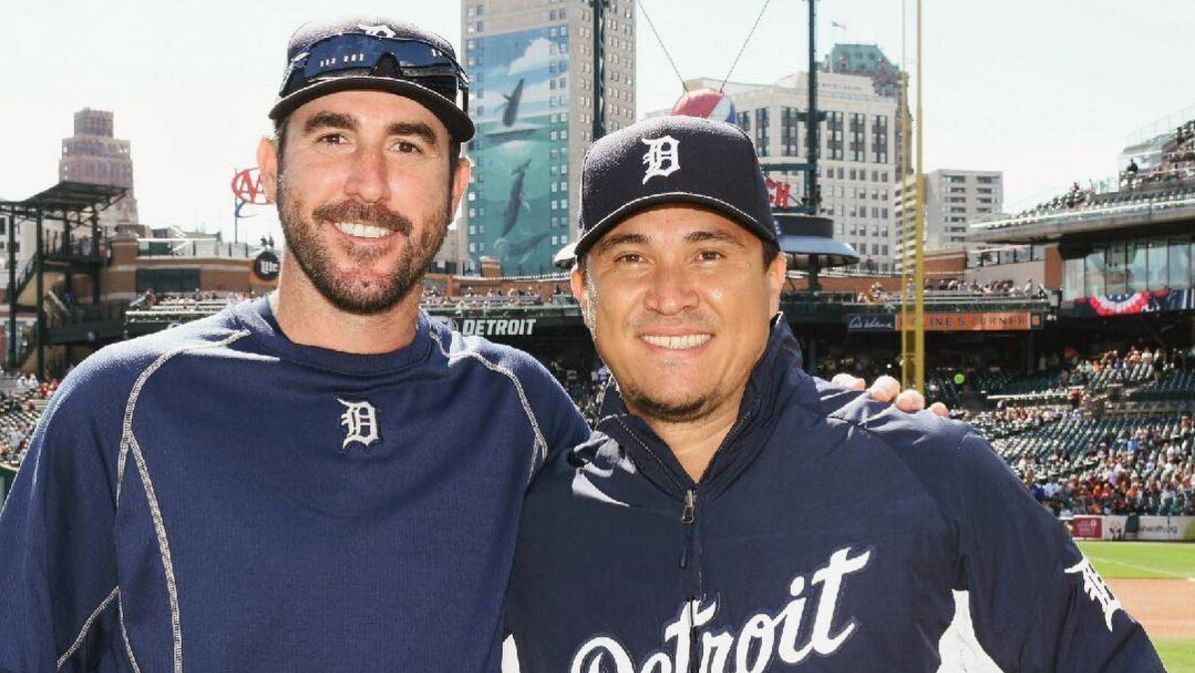 Justin Verlander reunites with former teammate Magglio Ordonez - ESPN
