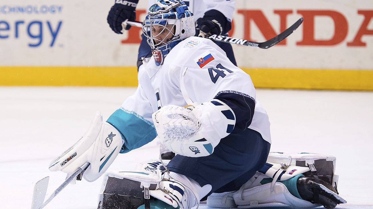 NHL -- World Cup of Hockey - Team Europe's Jaroslav Halak making ...