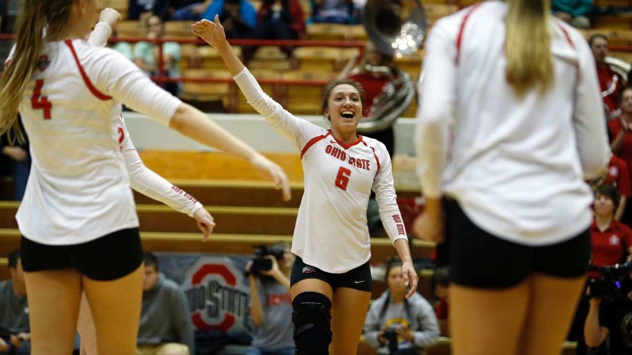 2016 NCAA volleyball -- Ohio State Buckeyes' Taylor Hughes named espnW ...