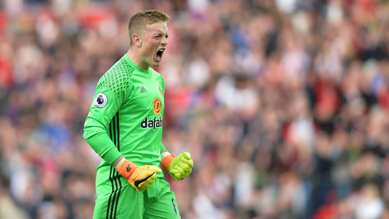 Sunderland keeper Jordan Pickford replaces Tom Heaton in England squad ...
