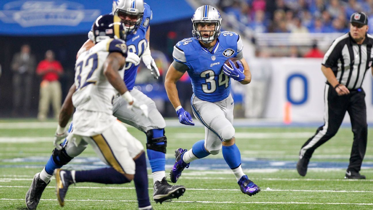 Zach Zenner has proven enough to be Lions lead back rest of way - ESPN ...