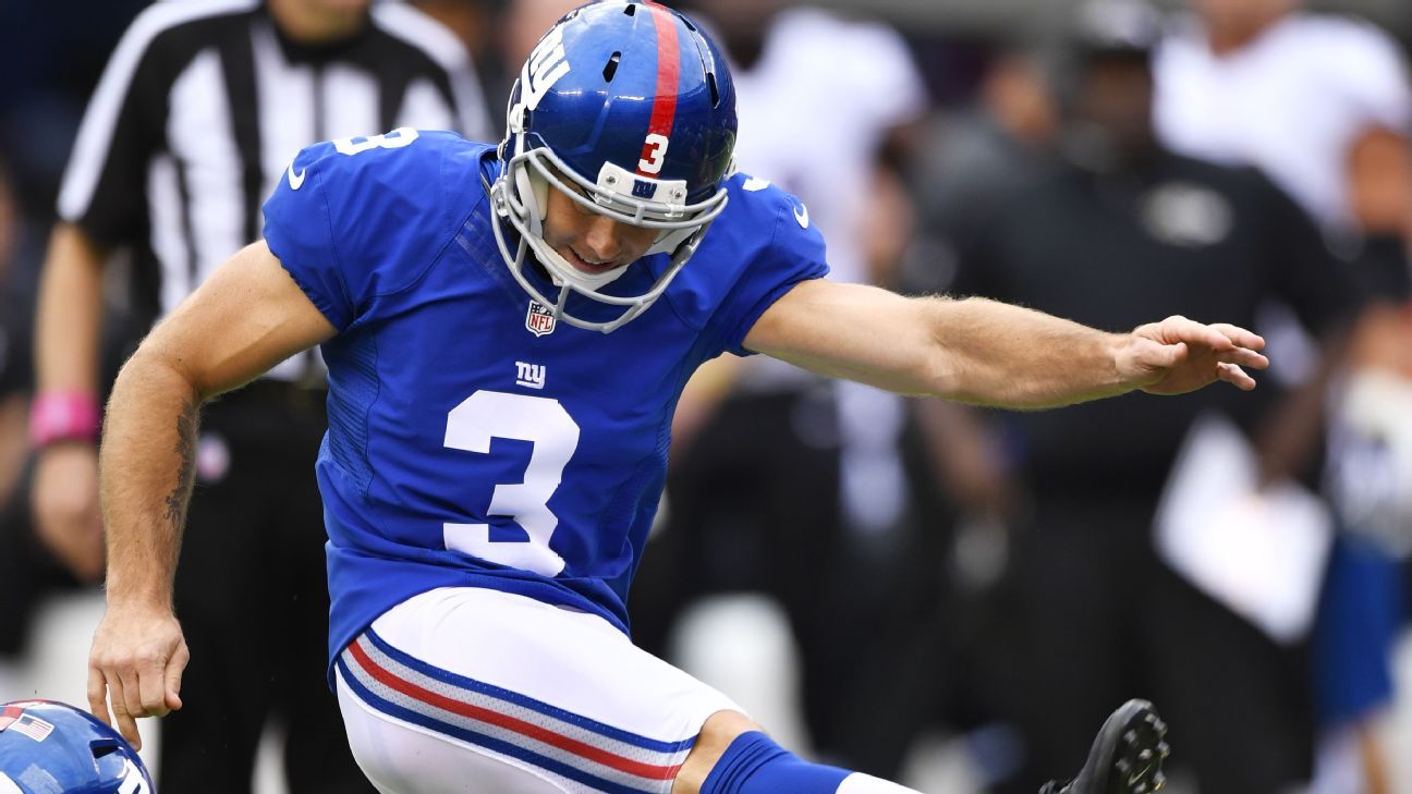 New York Giants kicker Josh Brown on commissioner's exempt list - ESPN
