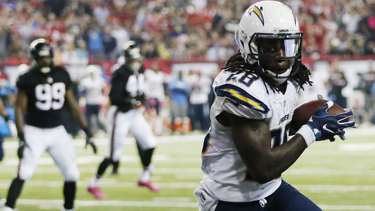 Chargers rally vs. Falcons, escape with road victory - ESPN - San Diego ...
