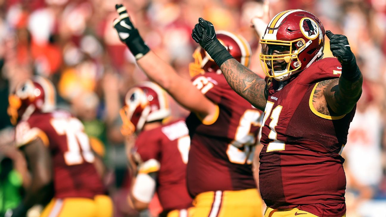 Trent Williams' history includes a lot of pain, few games missed - ESPN ...