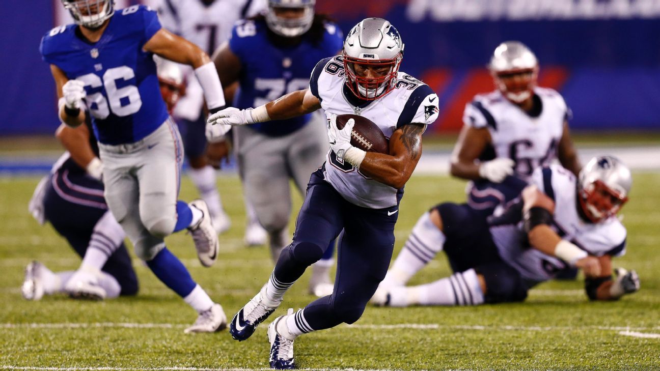 New England Patriots' RB corps thinned with release of Tyler Gaffney ...