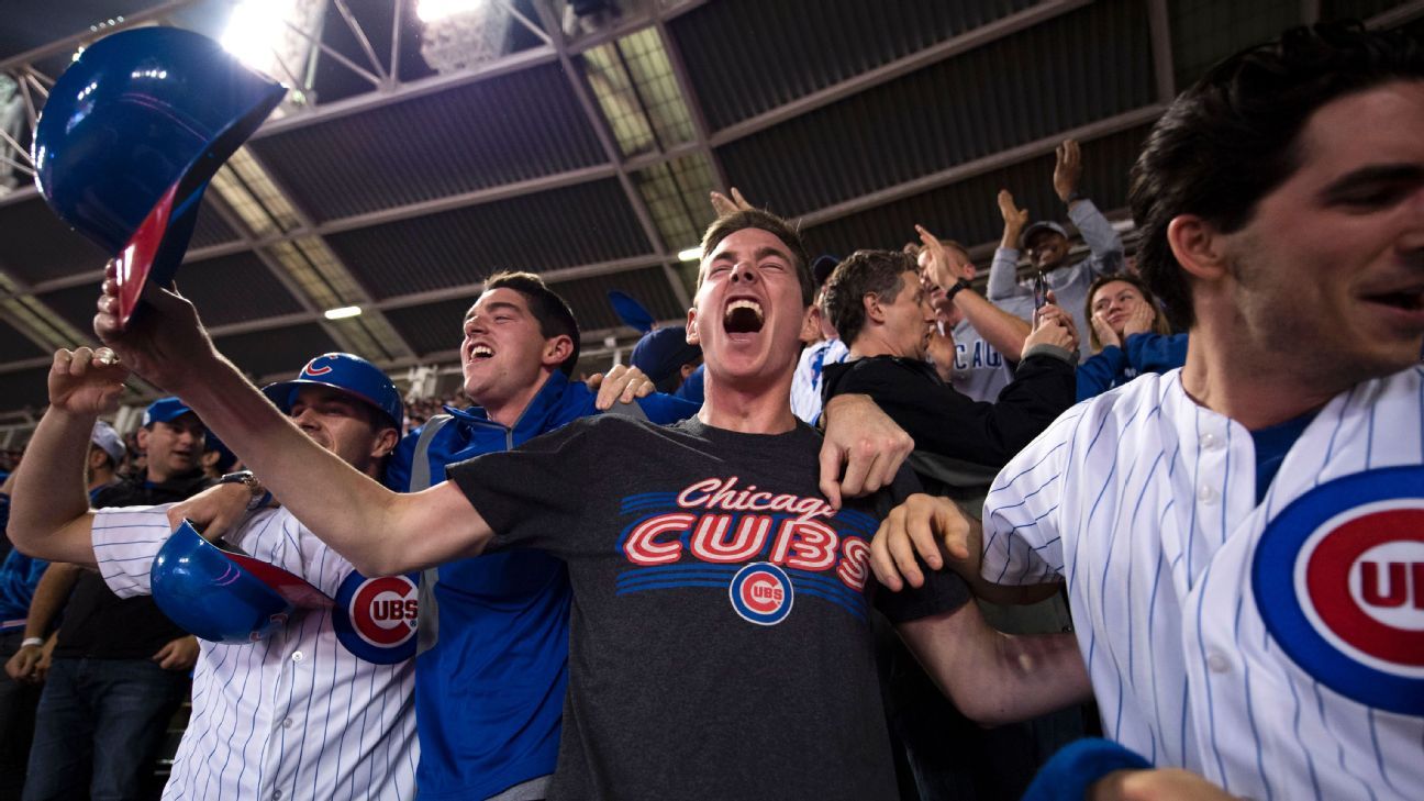 Chicago Cubs championship gear already setting merchandise records - ESPN