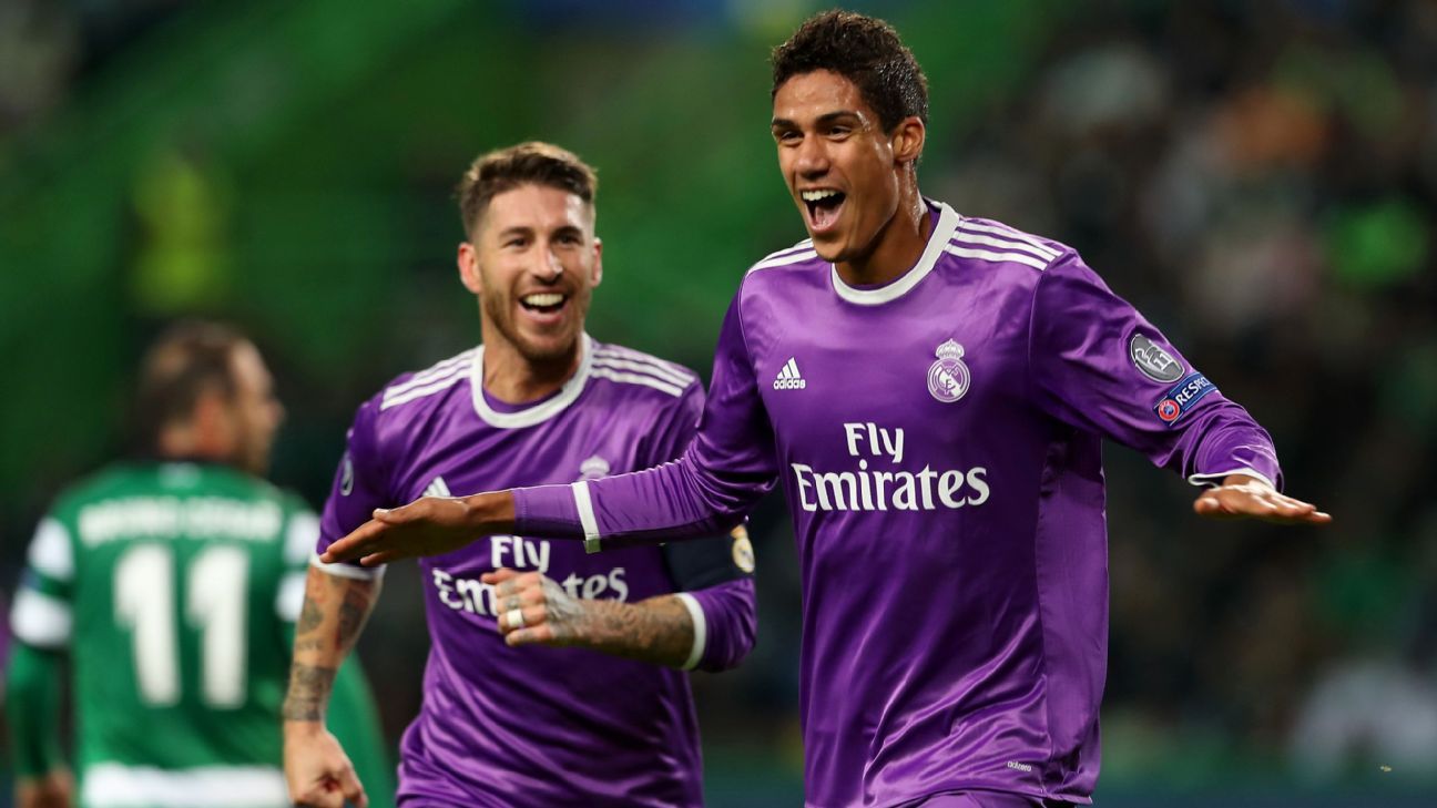 Cristiano Ronaldo and Raphael Varane return to Real Madrid training - ESPN